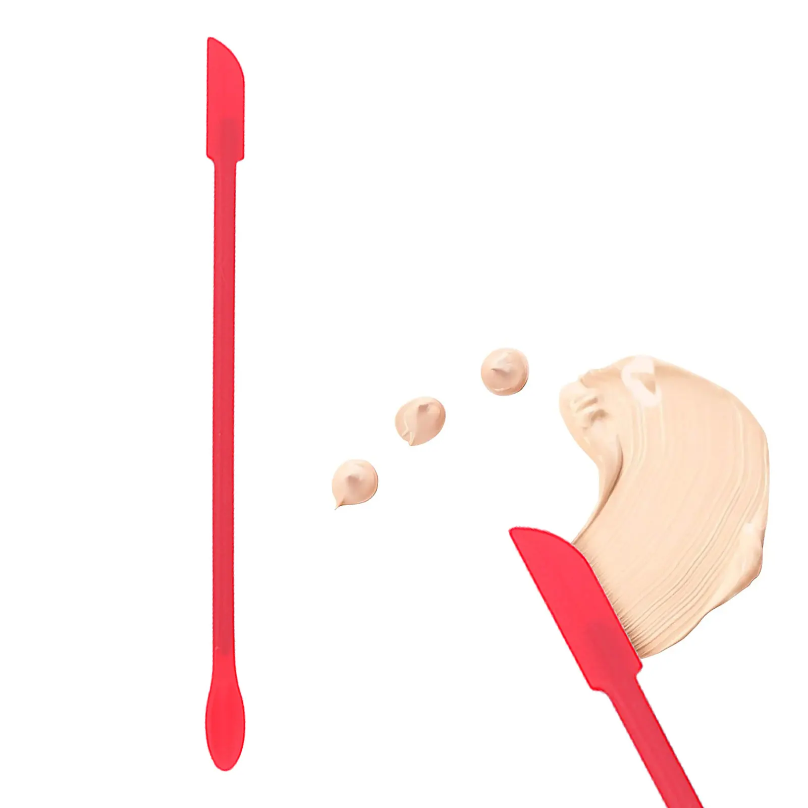 Silicone Makeup Spatula Reusable Beauty Makeup Cosmetics Small Tip ...