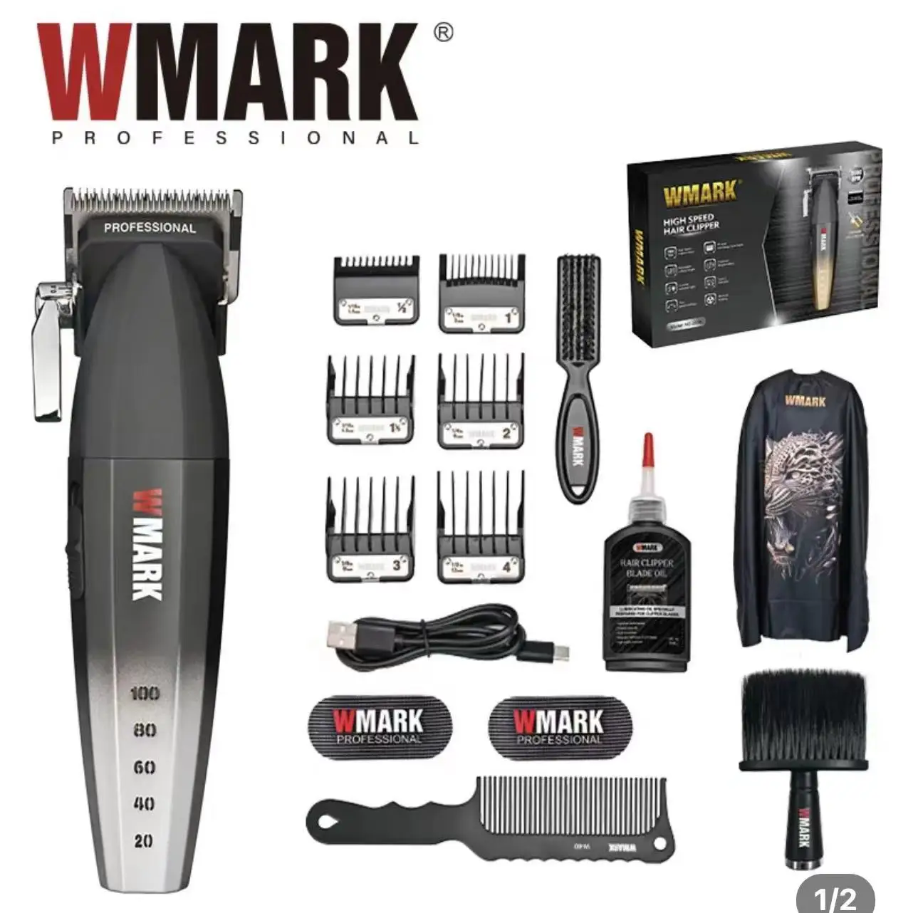 WMARK-Profissional-recarreg-vel-Clipper-Cord-e-barbeiro-sem-fio-estilo ...
