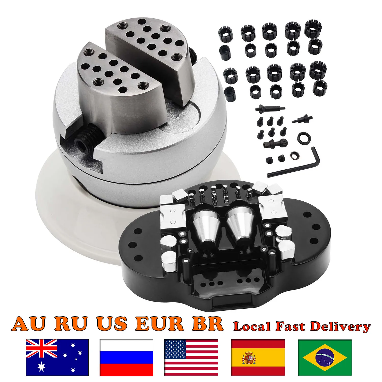 3-Professional-Ball-Vise-Jewelry-Engraving-Block-with-360-Rotation-Vise ...