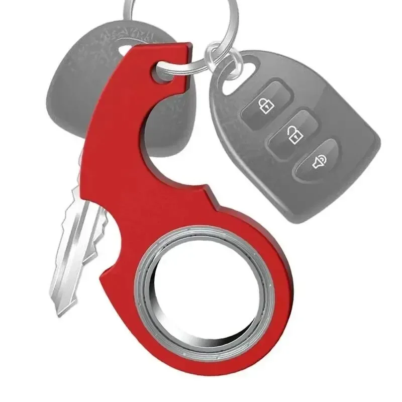 Fingertip Spinning Keyring Spinner Stress Toy Metal Finger Keyring Gift ...