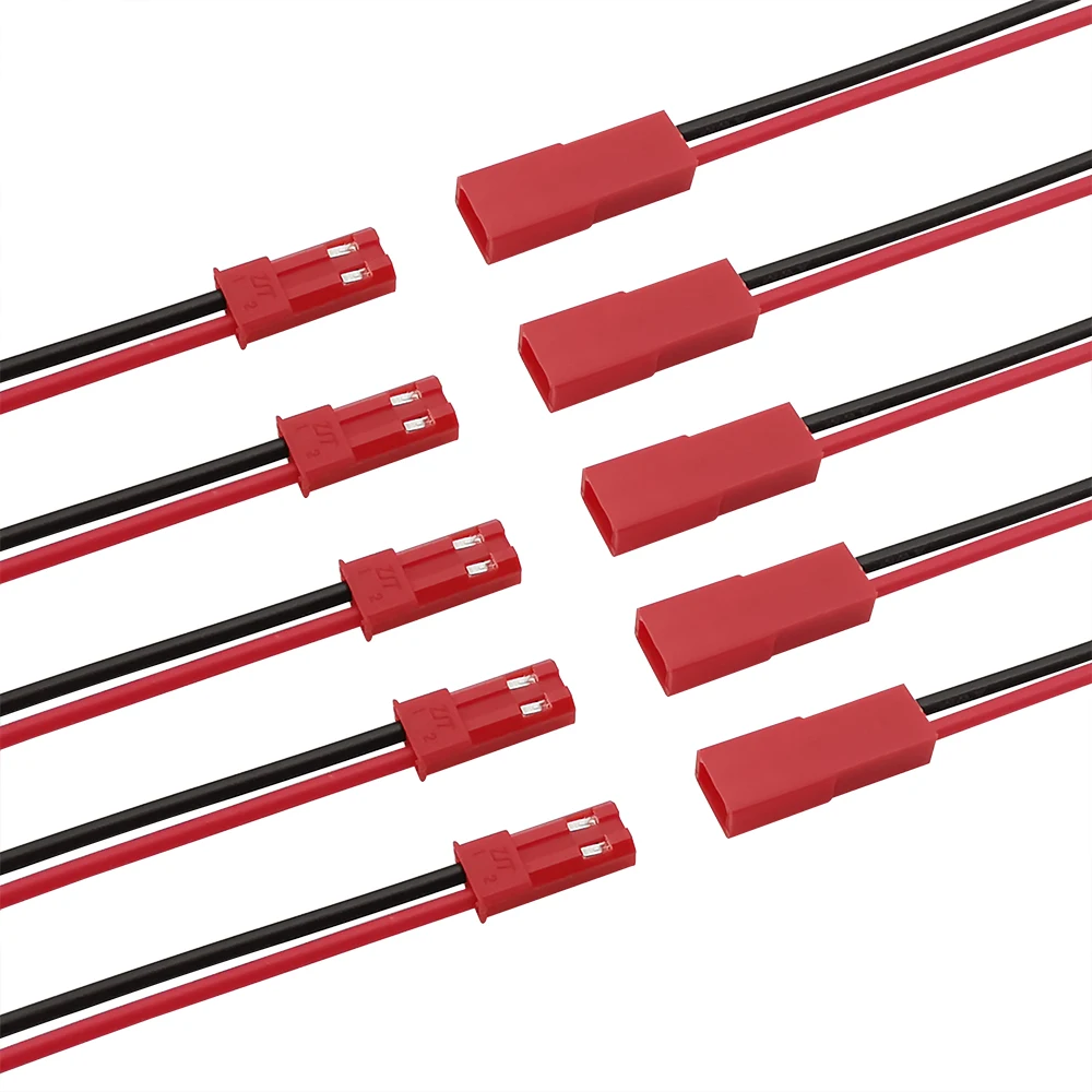 JST-2-Pin-Male-and-Female-Cable-Connector-JST-2P-Wire-Plug-Jack ...