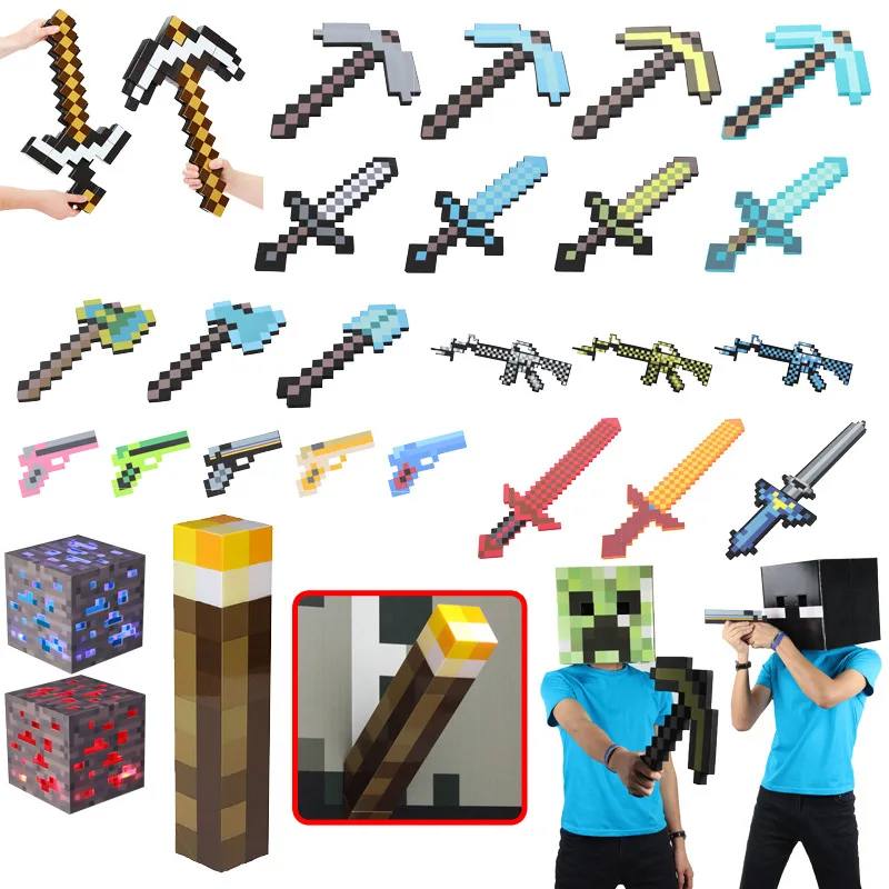 Diamond Axe Minecraft Toy