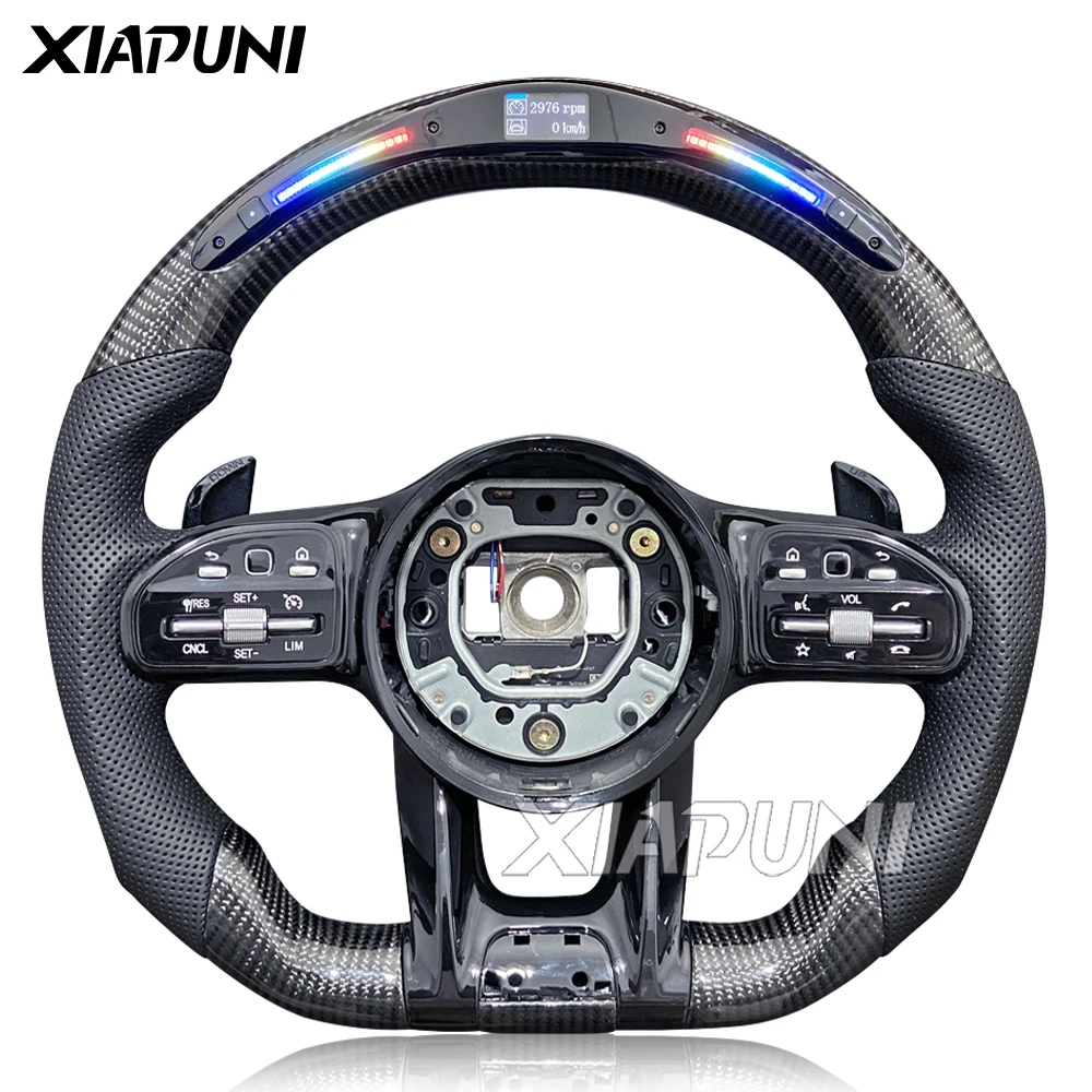 Fit For Benz Mercedes AMG LED Steering Wheel C63 W212 W205 W204 W213 ...