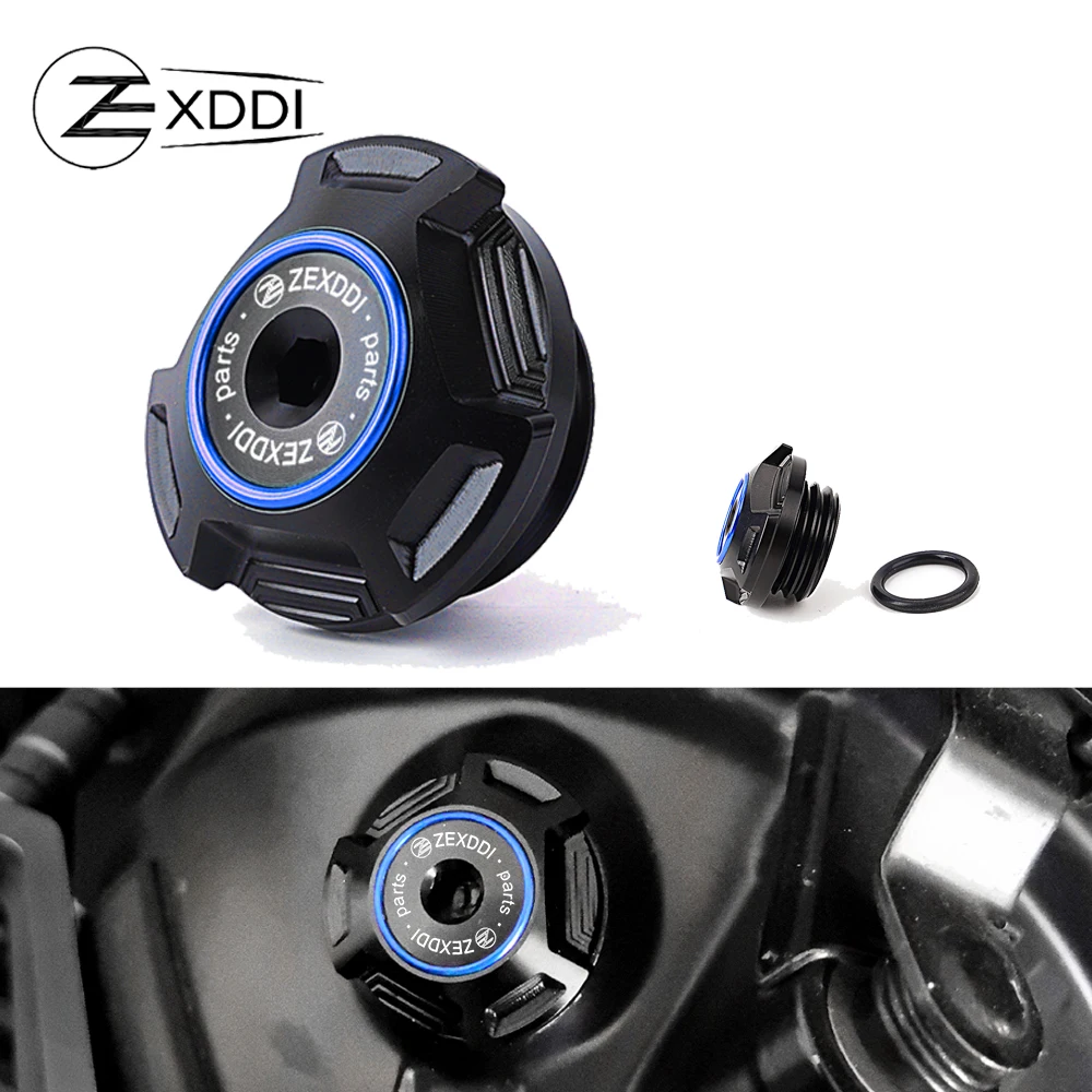 ZEXDDI-Engine-Oil-Plug-Cover-Fit-For-YAMAHA-YZF-R1-R3-R6-R7-R125-R25 ...