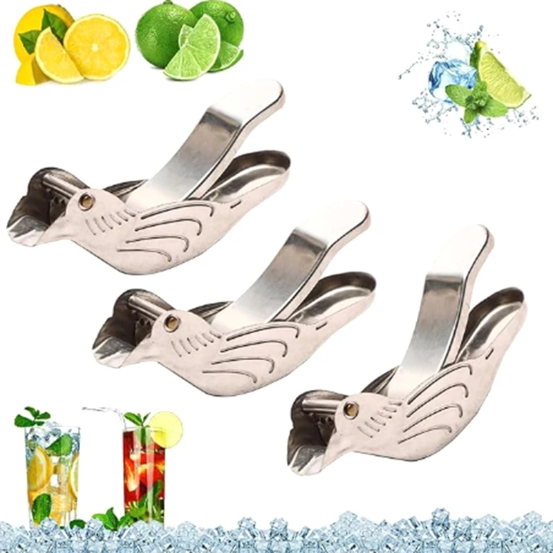 Bird-Lemon-Squeezer-Stainless-Steel-Lemon-Slice-Squeezer-Lemon-Squeezer ...