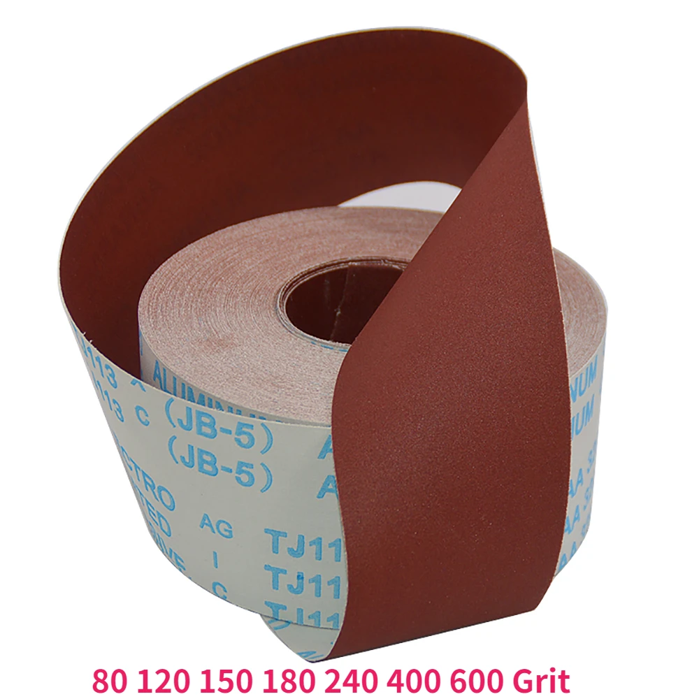 1-3-5M-4-100mm-Width-Sandpaper-Roll-Emery-Cloth-Sand-Paper-Sanding ...