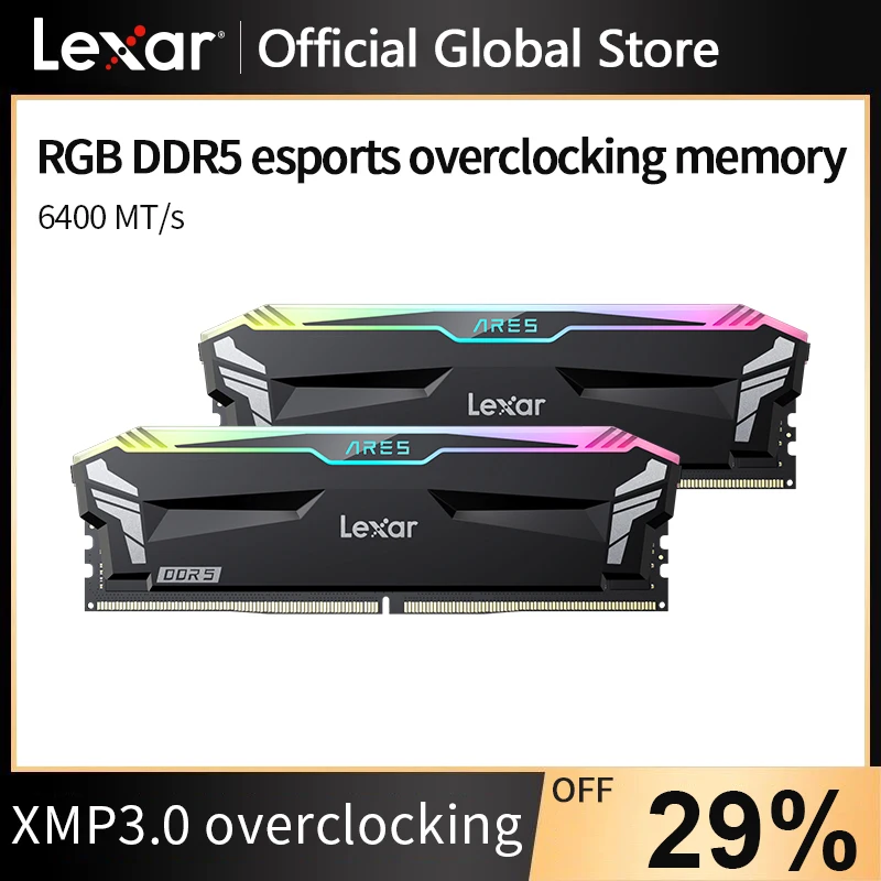 Lexar RAMs DDR5 ARES alta frecuencia baja sincronización 6400MHZ Gaming ...