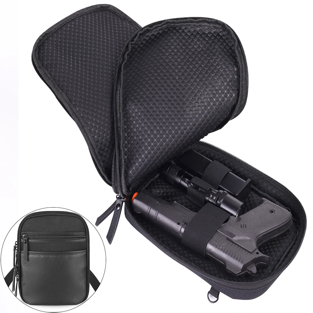 Tactical Concealed Gun Pouch Handgun Pistol Holster Shoulder Bag EDC ...
