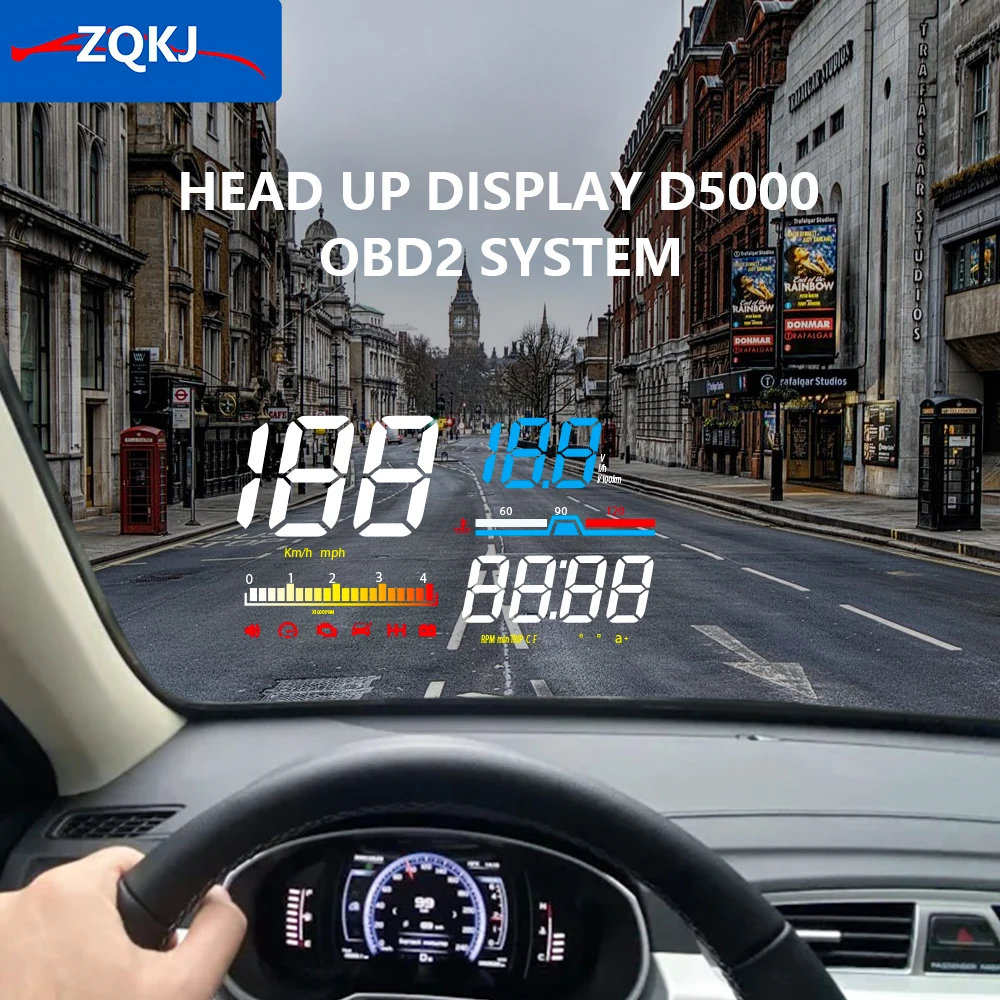 ZQKJ-D5000-OBD2-Head-Up-Display-for-Car-Speedometer-Windshield-Projetor ...