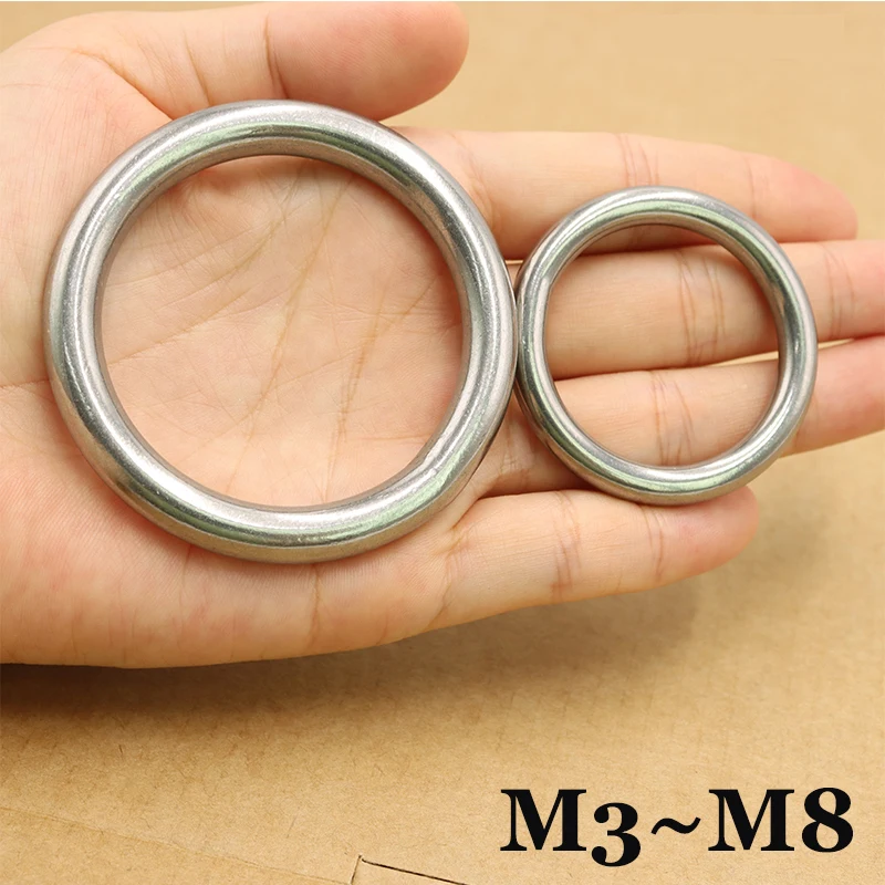 304 Stainless Steel Seamless Circular Round Ring Anti Corrosion Rust ...