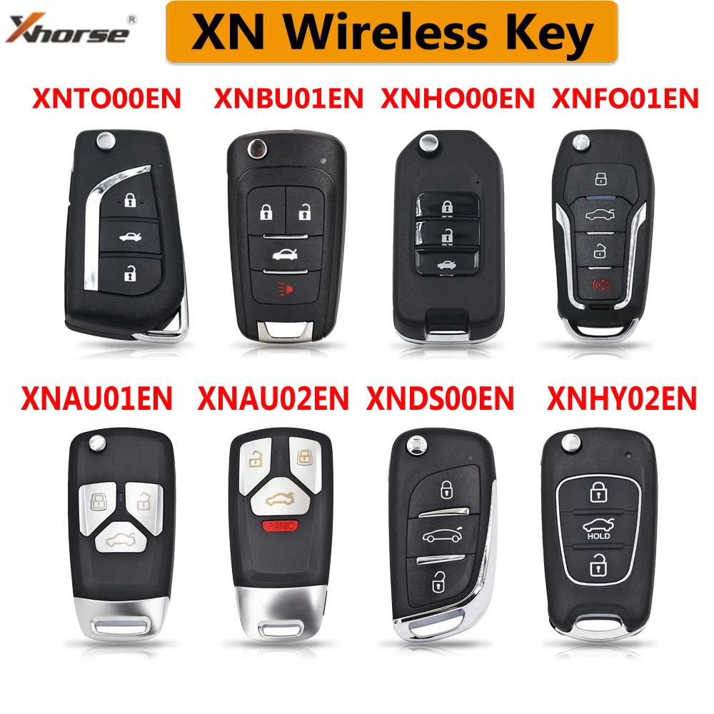 XHORSE XN Wireless Universal Remote Key XNTO00EN XNBU01EN XNHO00EN ...