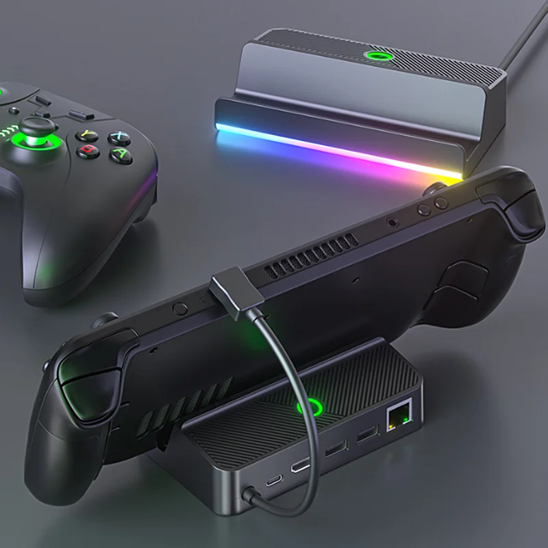 Accessories Steam Deck | Aolion Rgb Steam Deck | Steam Deck Dock Rgb ...