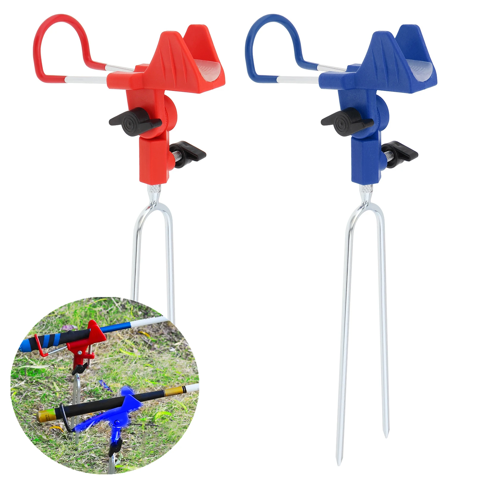 360-Degree-Adjustable-Aluminum-Alloy-Fishing-Rod-Holder-Folding-Fish ...
