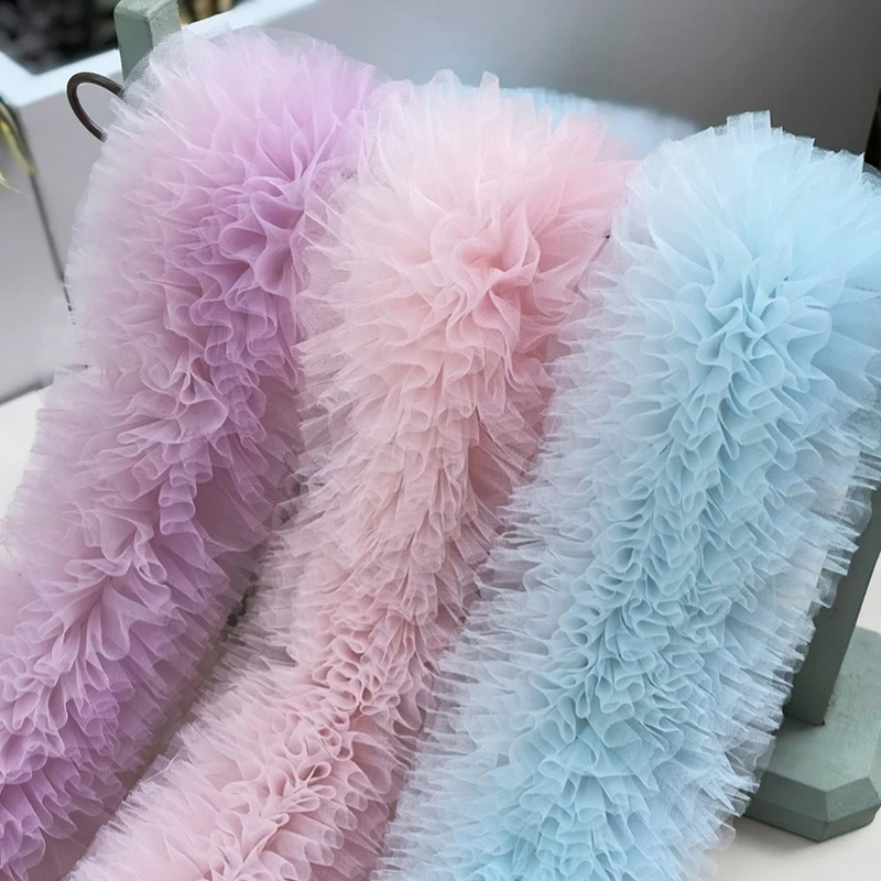 2024-Multilayer-3D-Gradient-Fluffy-Lace-DIY-Women-s-Coat-Collar-Scarf ...