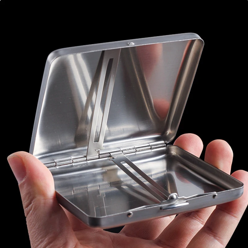 2023Creative-Stainless-Steel-Anti-Pressure-Cigarette-Clip-Portable ...