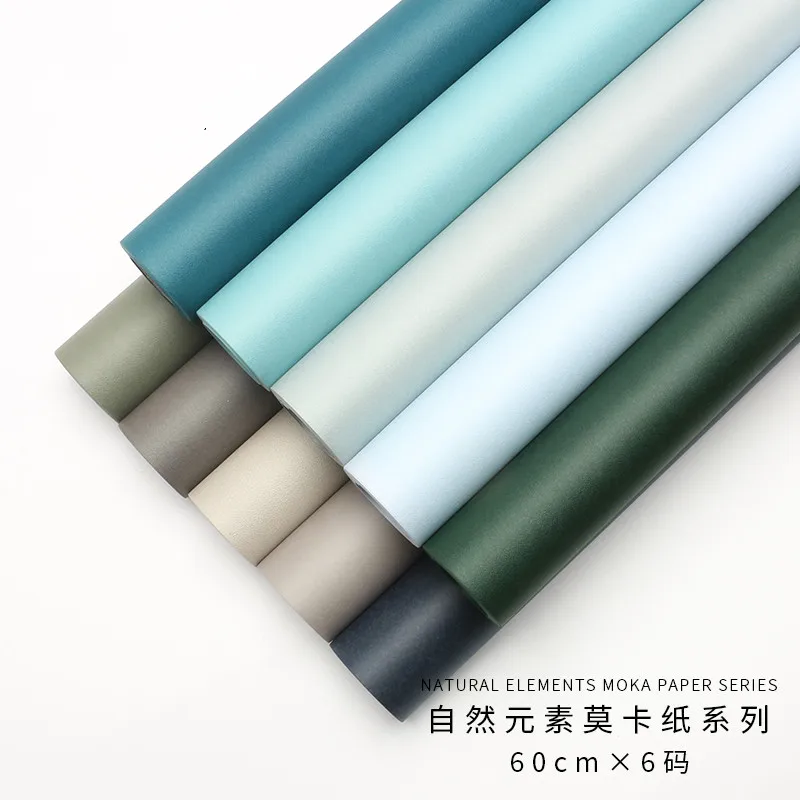 60cmX6Yards-Roll-Color-Vellum-Kraft-Paper-Flower-Packaging-Paper ...