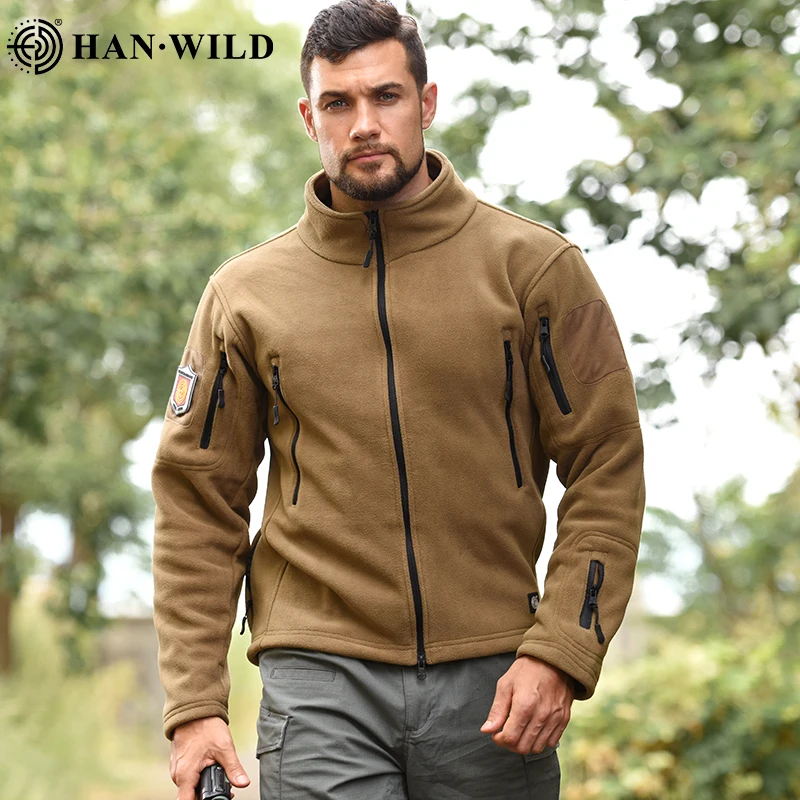 HAN-WILD-Men-Clothing-Winter-Camouflage-Fleece-Coat-Thicken-Warm-Jacket ...