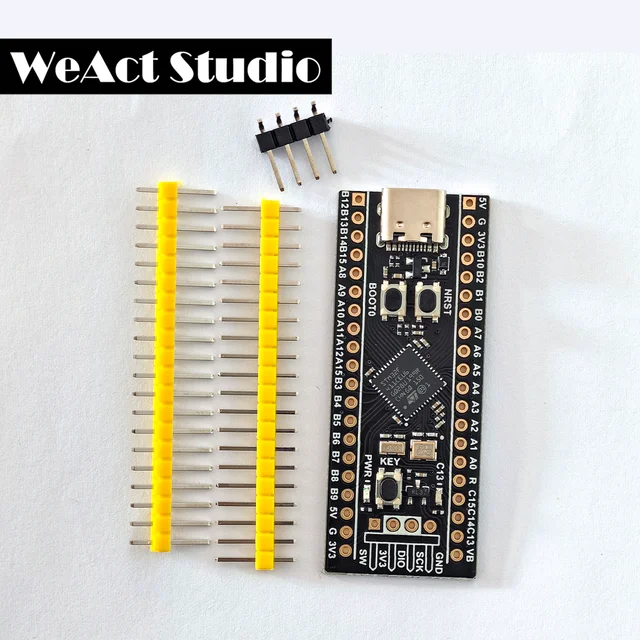 WeAct BlackPill STM32F411CEU6 STM32F4 STM32 Core Board Learning Board Development Arduino ...