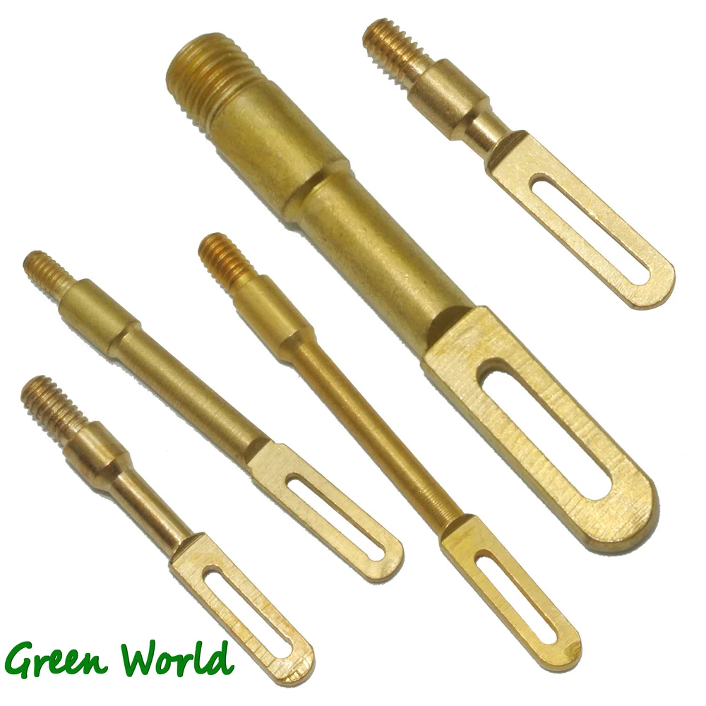 Green-World-1pc-lot-22cal-12ga-Solid-Brass-Slot-Tips-Loop-Gun-Clean ...