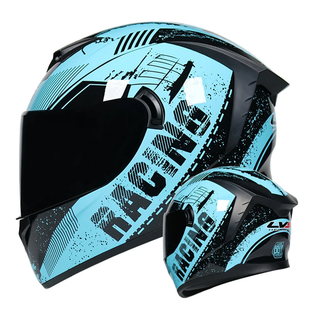 Blue-Fission-Full-Face-Biker-Helmet-Wear-Resistant-Motorcycle ...