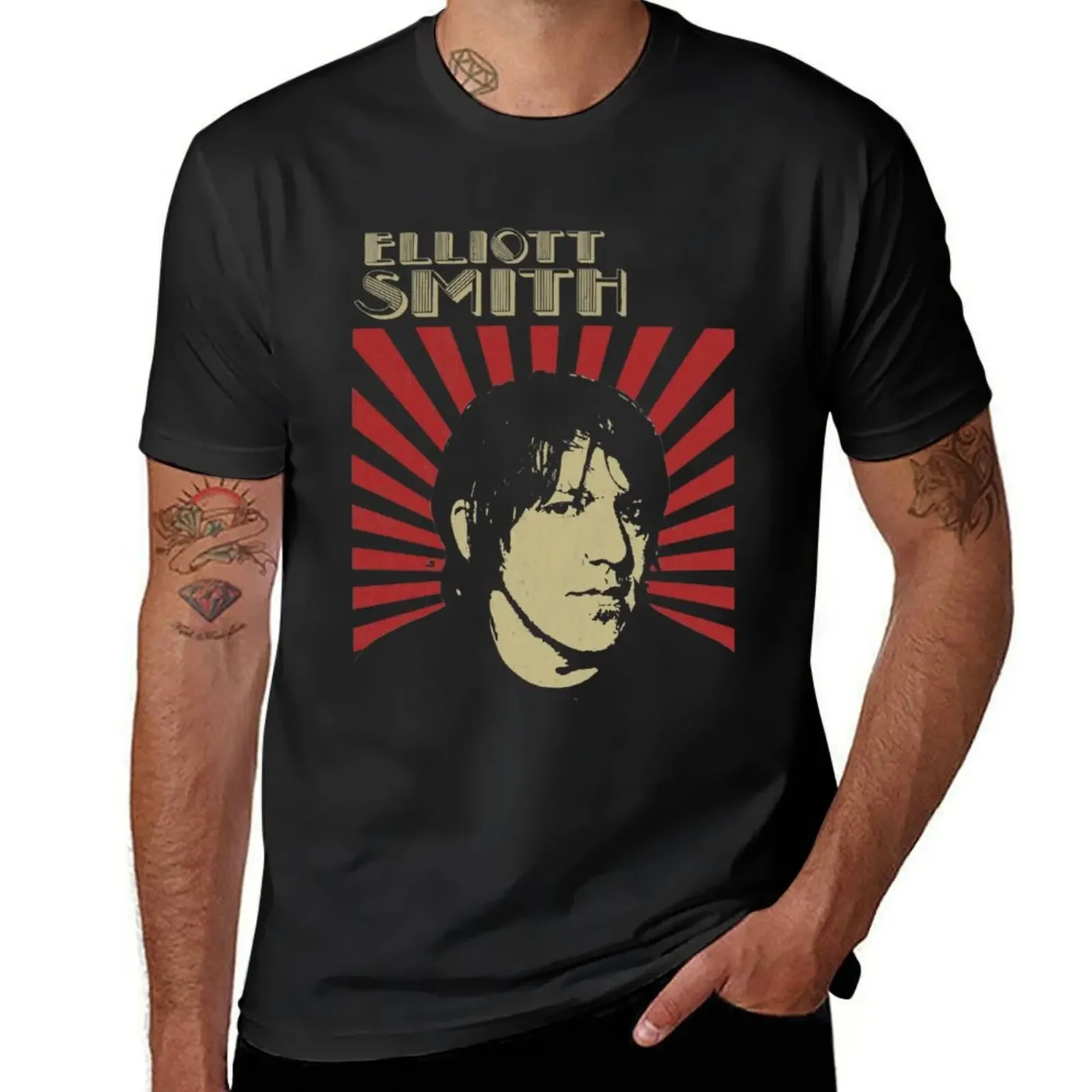 Elliott Smith music T-Shirt essential t shirt plus size tops shirts ...