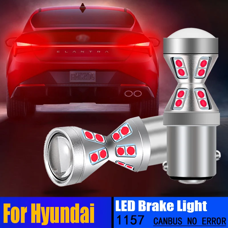 2X Canbus LED Tail Brake Light Bulb P21/5W 1157 BAY15D For Hyundai ...