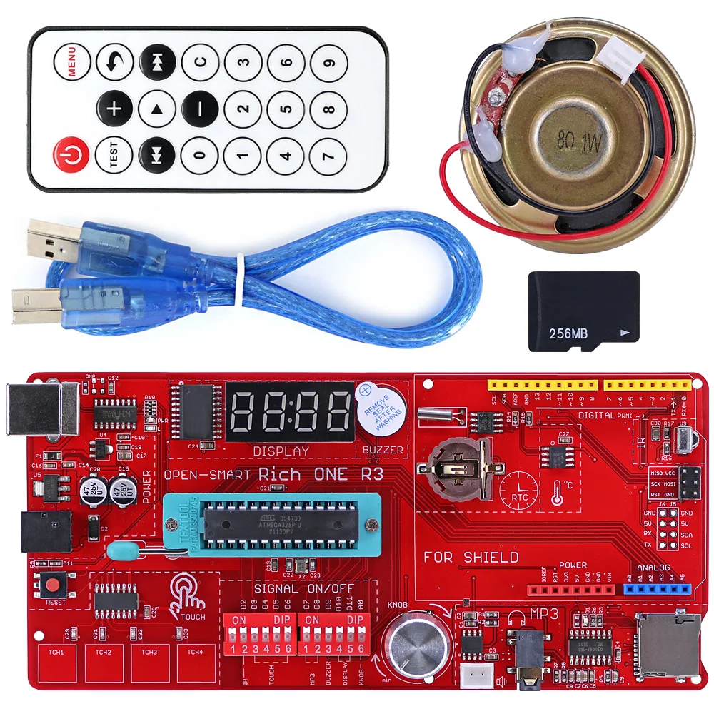 Open-smart Rich Multifunction Atmega328p Board Kit W/ Mp3 Ds1307 Rtc ...