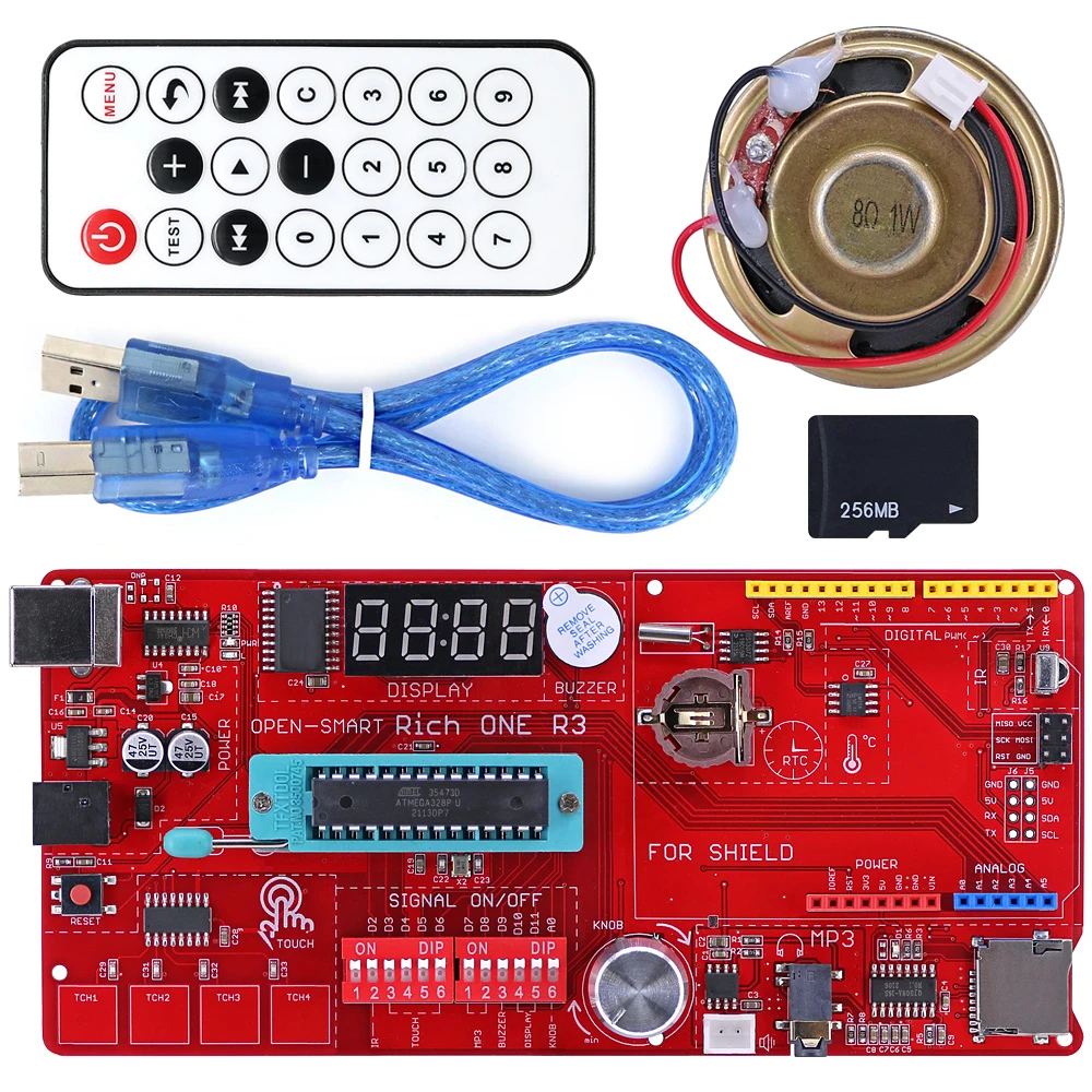 Open-smart Rich Multifunction Atmega328p Board Kit W/ Mp3 Ds1307 Rtc ...