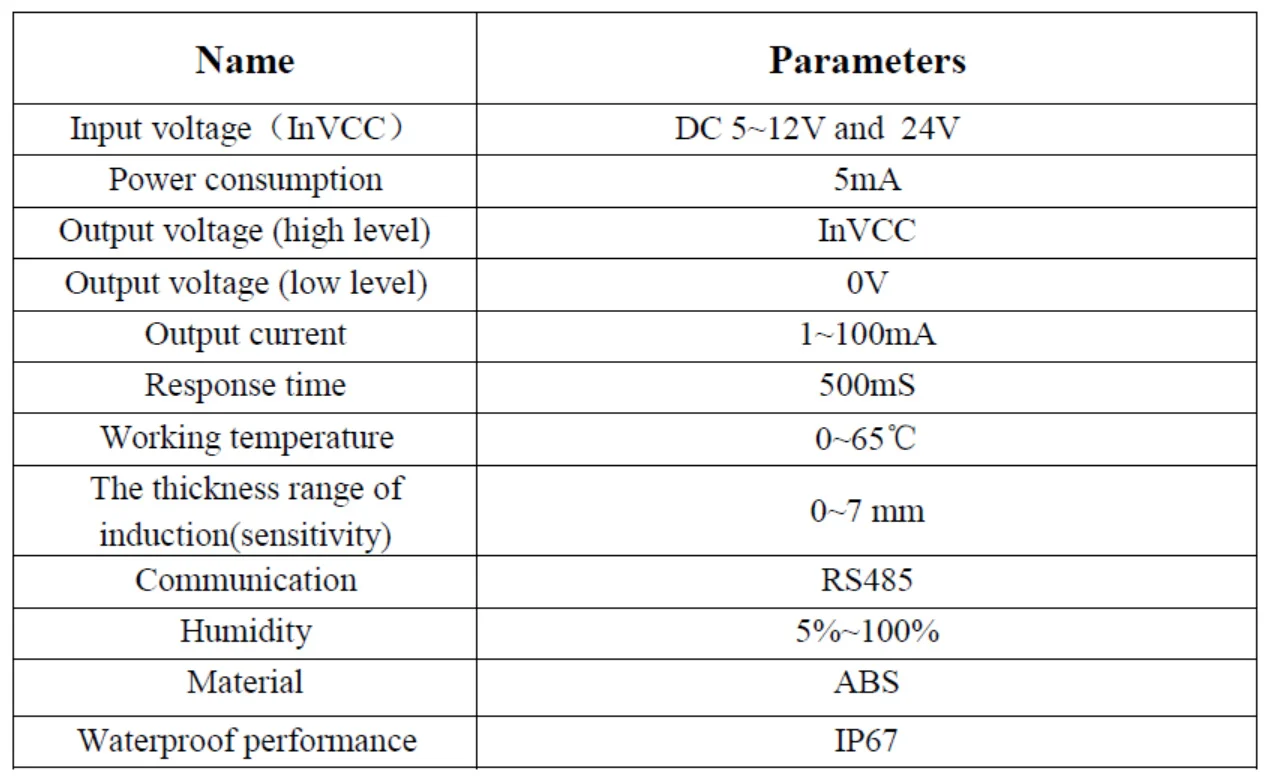 Trumsense XKC-Y25-V 5 to 24V Contactless Water Level Sensor Liquid ...