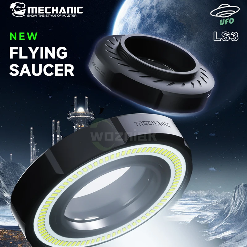 Mechanic-LS3-Microscope-ring-lamp-7W-light-LED-Tri-color-Adjustment-Eye ...