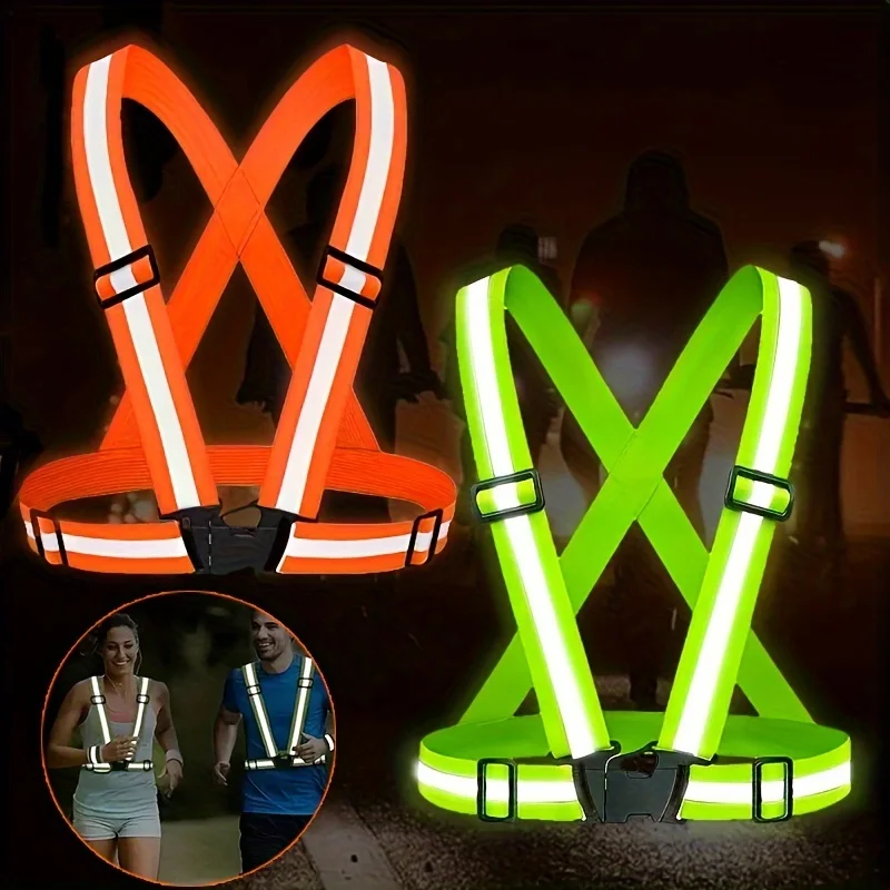Highlight-Reflective-Straps-Night-Work-Security-Running-Cycling-Safety ...