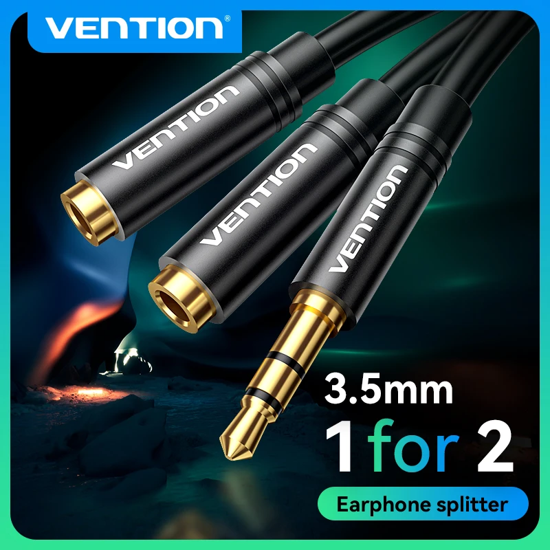 Vention Aux Cable 3 5 Jack Cable Headphone Splitter Audio Splitter Jack ...