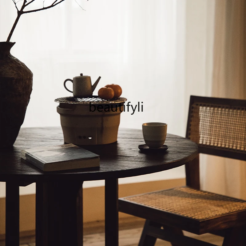 Quiet Style Dining Table B & B Restaurant Vintage Furniture Teak Solid ...