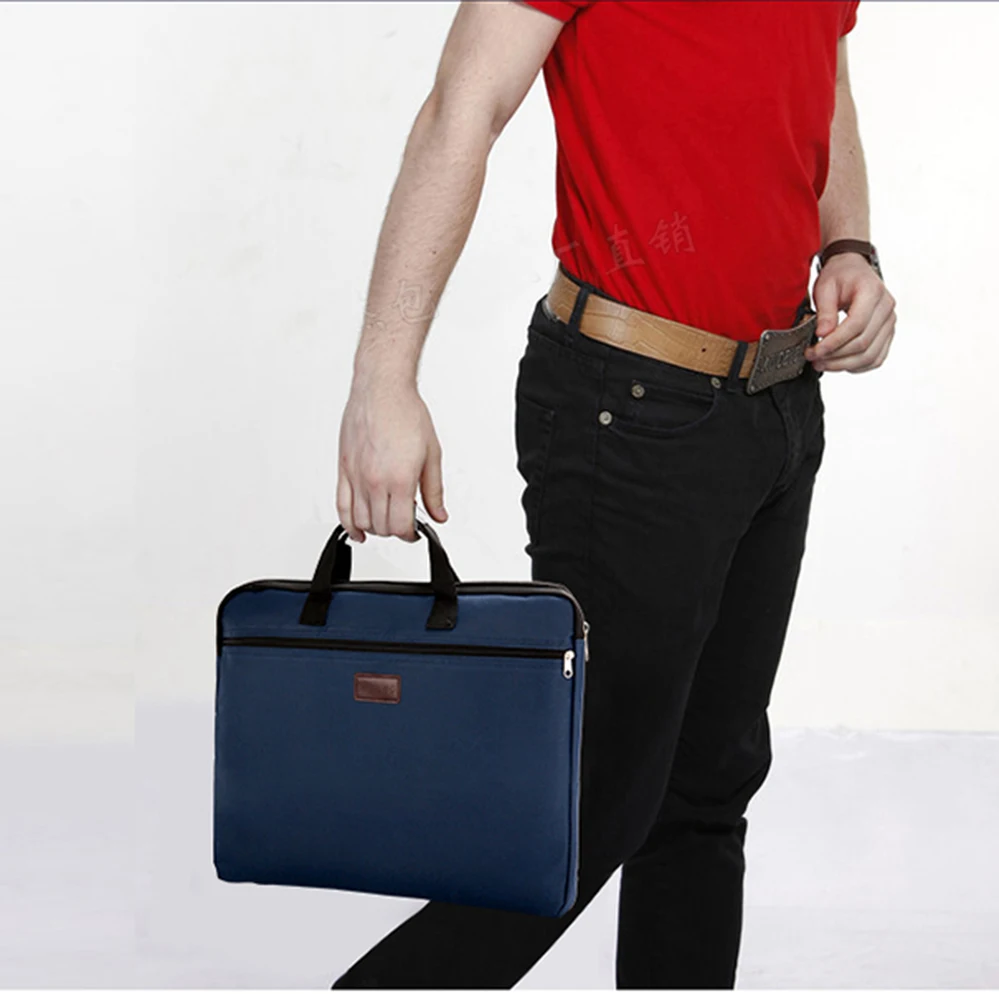 2PCS-A4-Document-Bag-File-Folder-Holder-With-Handle-Zip-Closure-Short ...