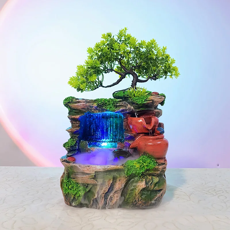 Best-Gift-for-Indoor-Desktop-Flowing-Waterfall-Fountain-Home-Decor ...