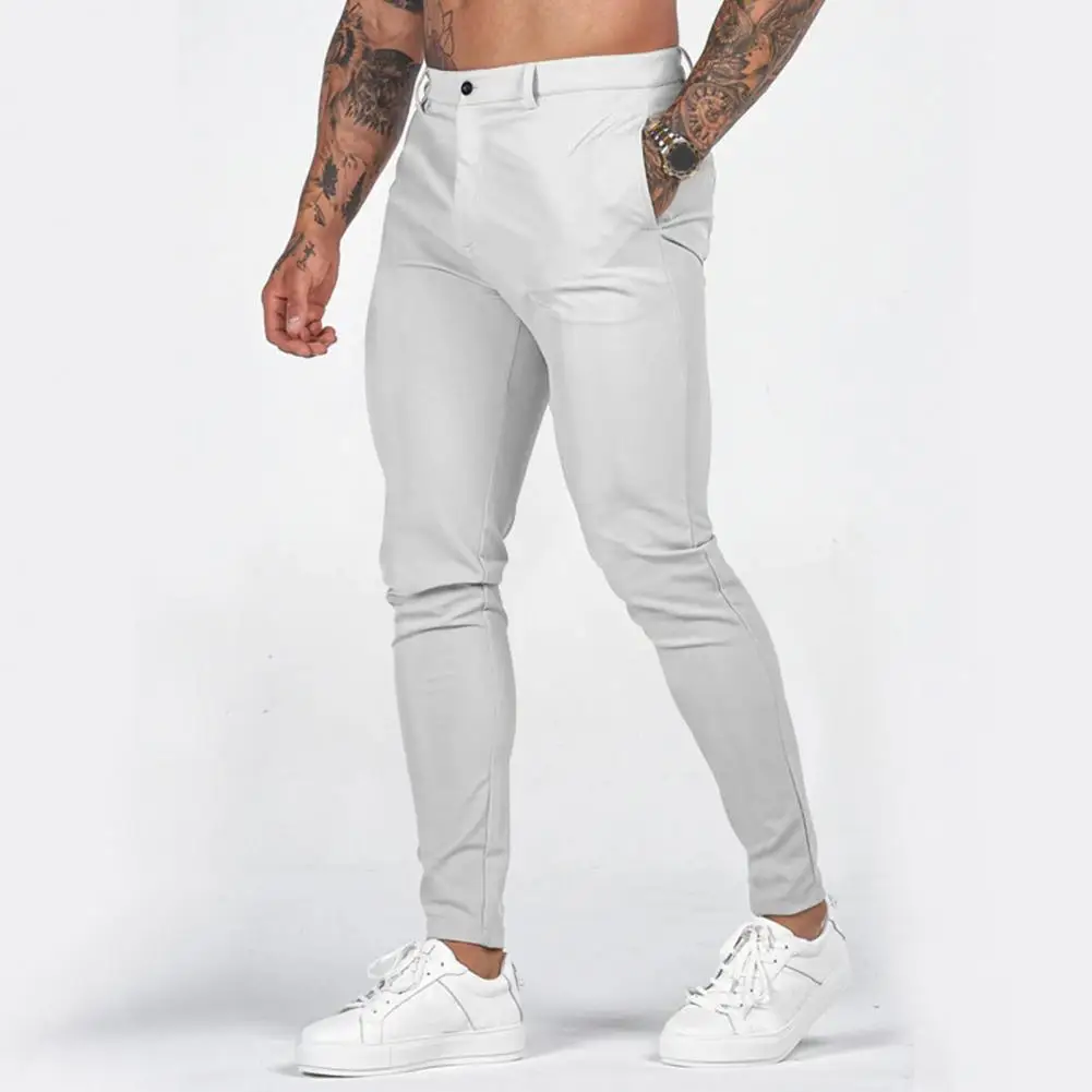 Soft-Men-Trousers-Men-Casual-Trousers-Stylish-Men-s-Slim-Fit-Ankle ...
