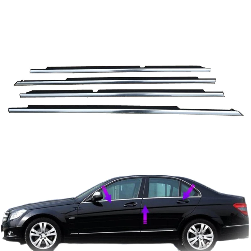 Door-Window-Molding-Weatherstrip-Seal-for-Mercedes-Benz-W204-C180-C200 ...