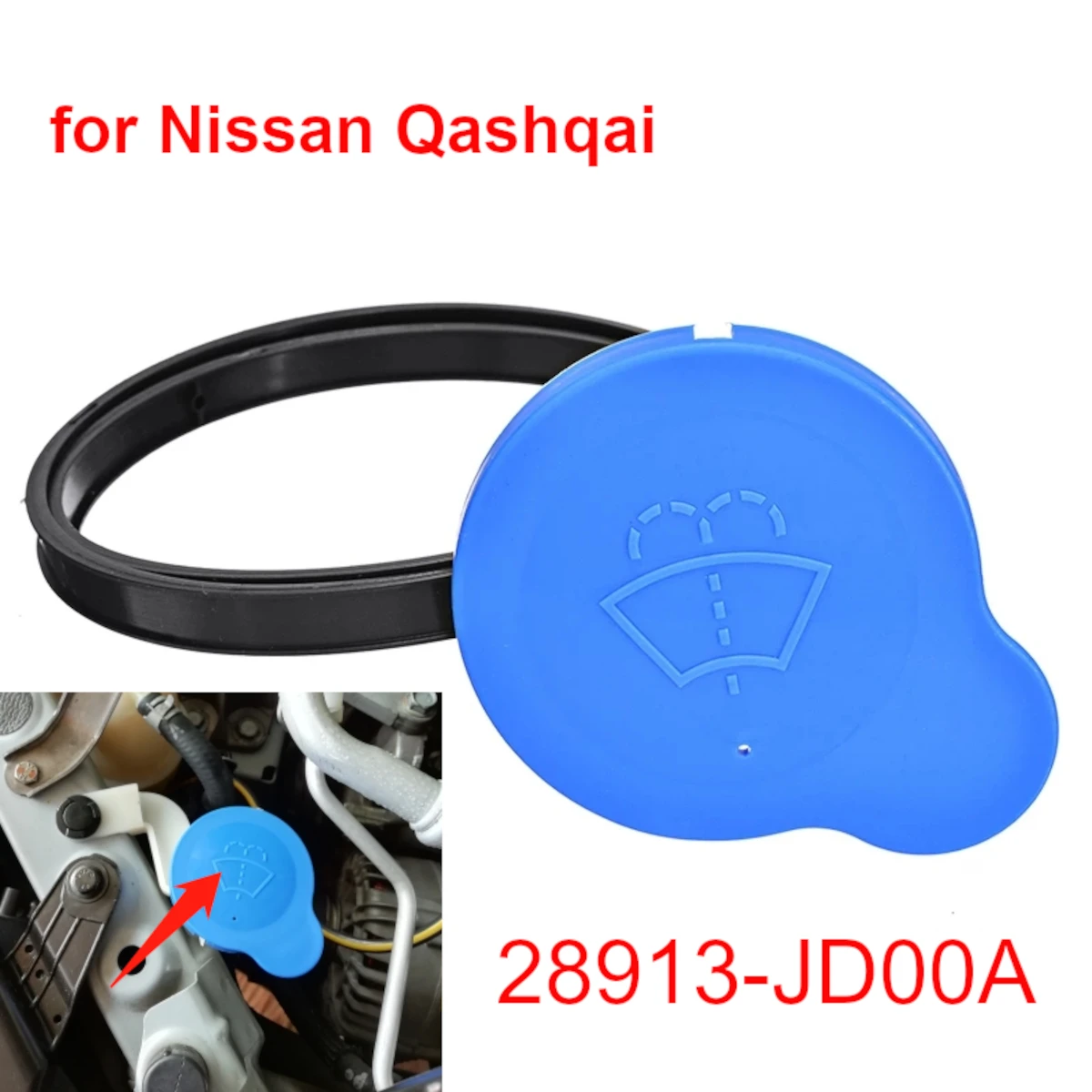 28913JD00A-for-Nissan-Qashqai-J10-Windshield-Washer-Fluid-Filler ...