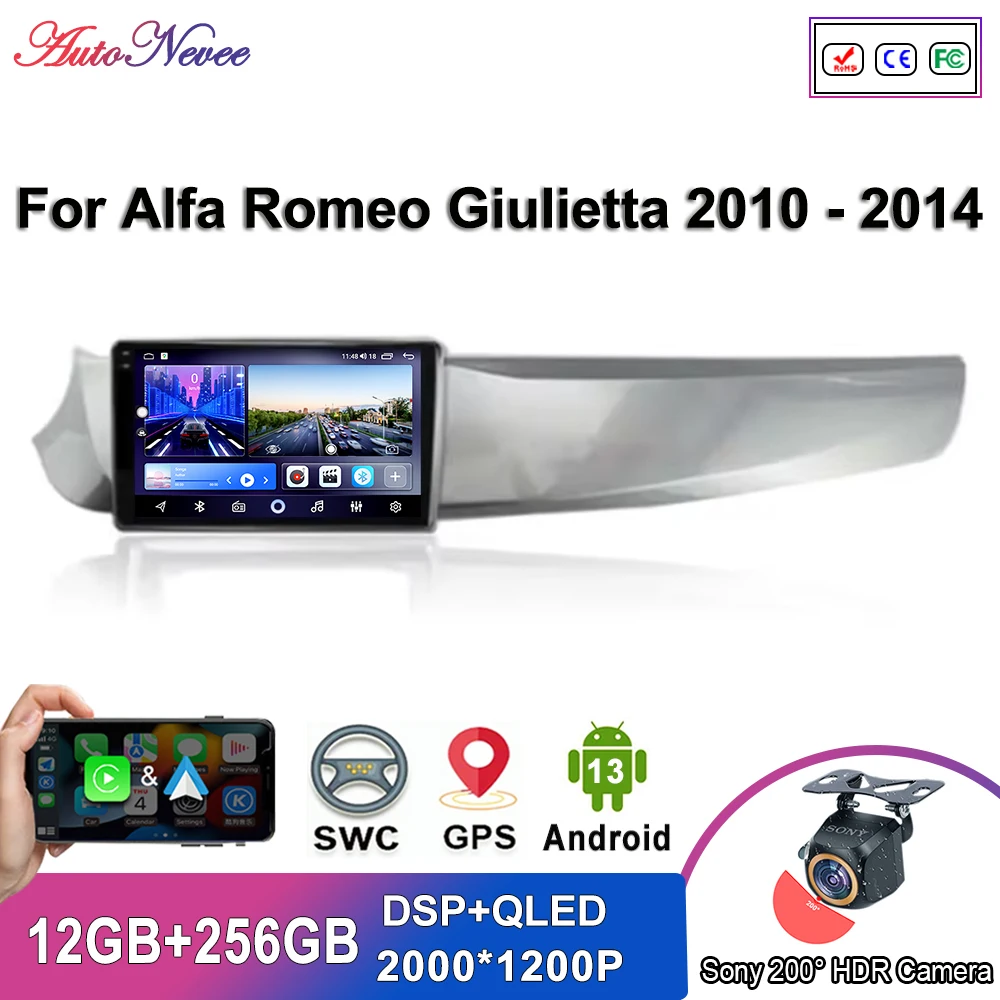 Android-13-Radio-For-Alfa-Romeo-Giulietta-2010-2014-Car-Multimedia ...