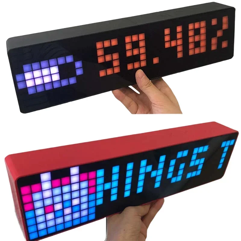 Smart-Pixel-Clock-Awtrix-Pro-Maker-Creative-Color-B-Station-Fan-Number ...