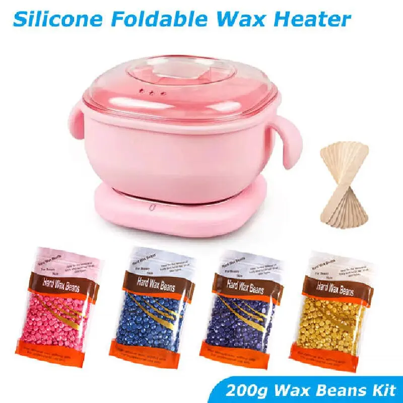 400ML-Foldable-Wax-Heater-Hair-Removal-Wax-Machine-Portable-Silicone ...