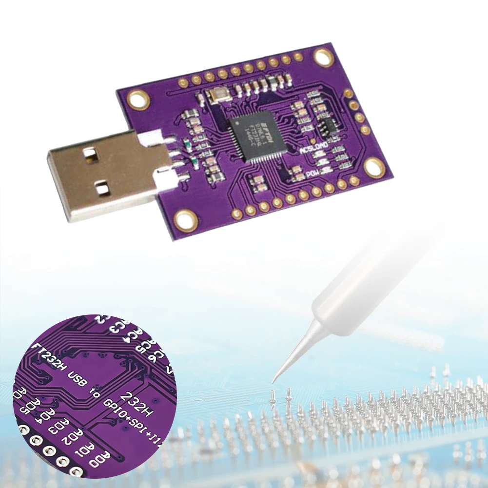 FT232H-USB-To-JTAG-UART-FIFO-SPI-I2C-Module-High-Speed-Multifunction ...