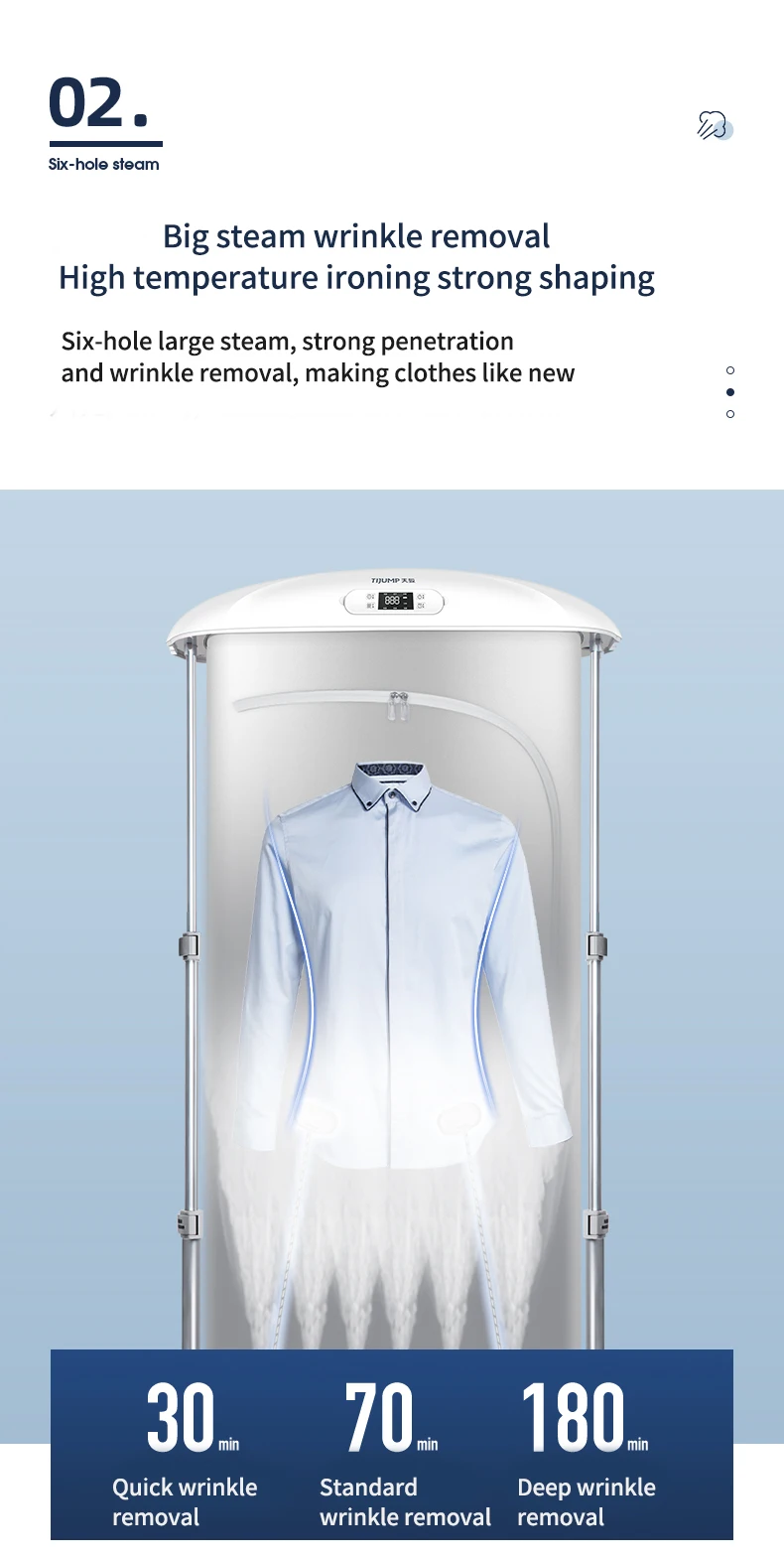 Electric Clothes Dryer Collapsible UV Iron Steam Multifunctional ...