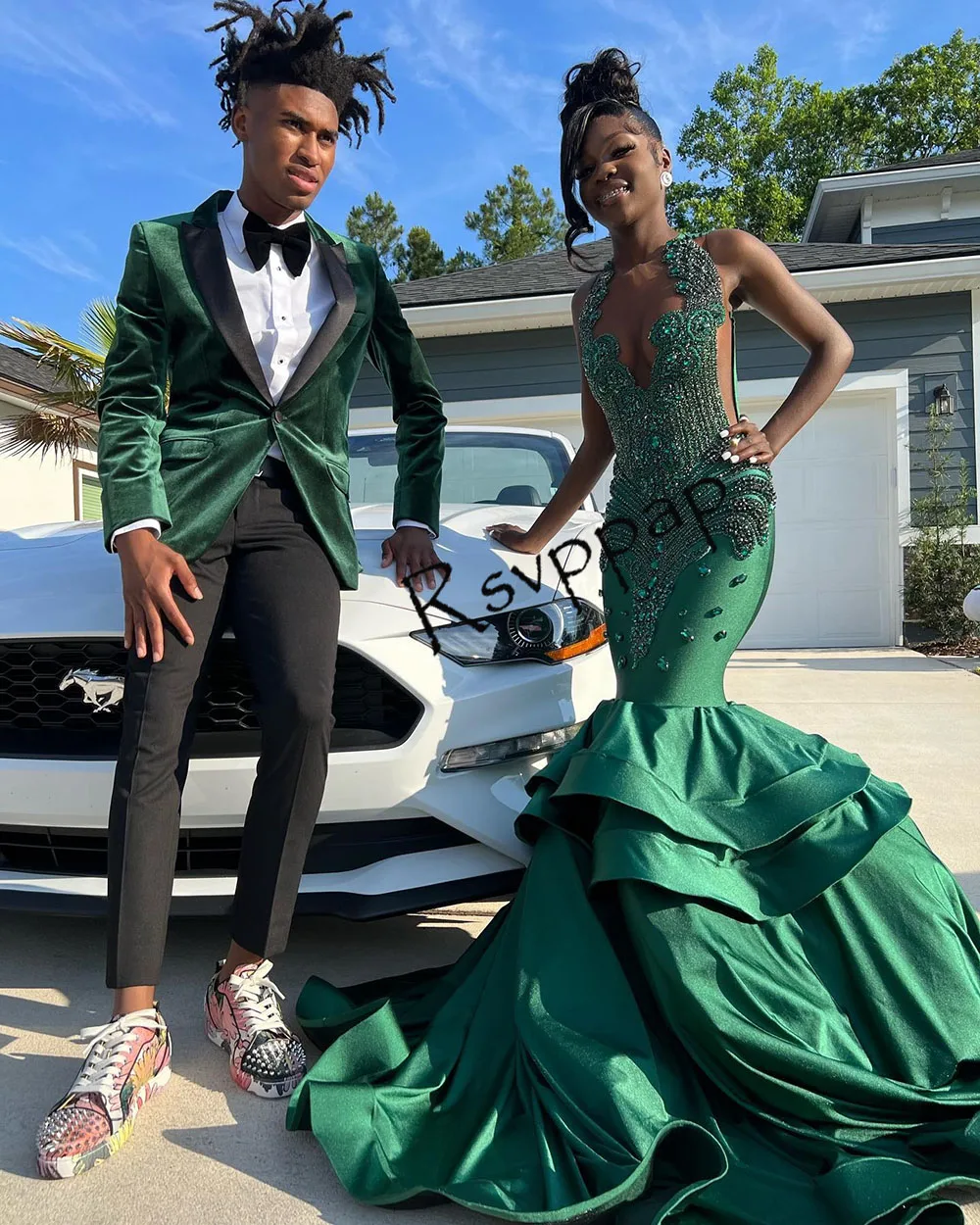 Emerald Green Prom Dress 2024