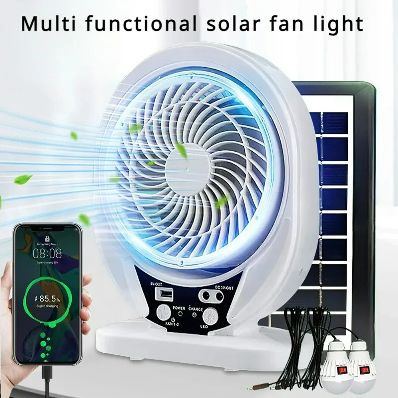 Solar-Fan-Light-Multi-Functional-USB-Phone-Charging-with-Solar-Panel ...
