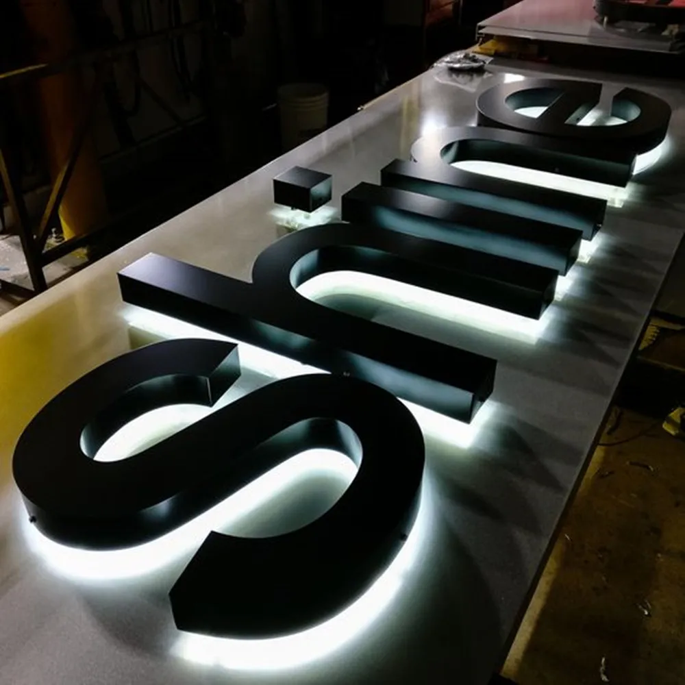Custom-Metal-Logo-Sign-Backlit-Stainless-Steel-Outdoor-Illuminated ...
