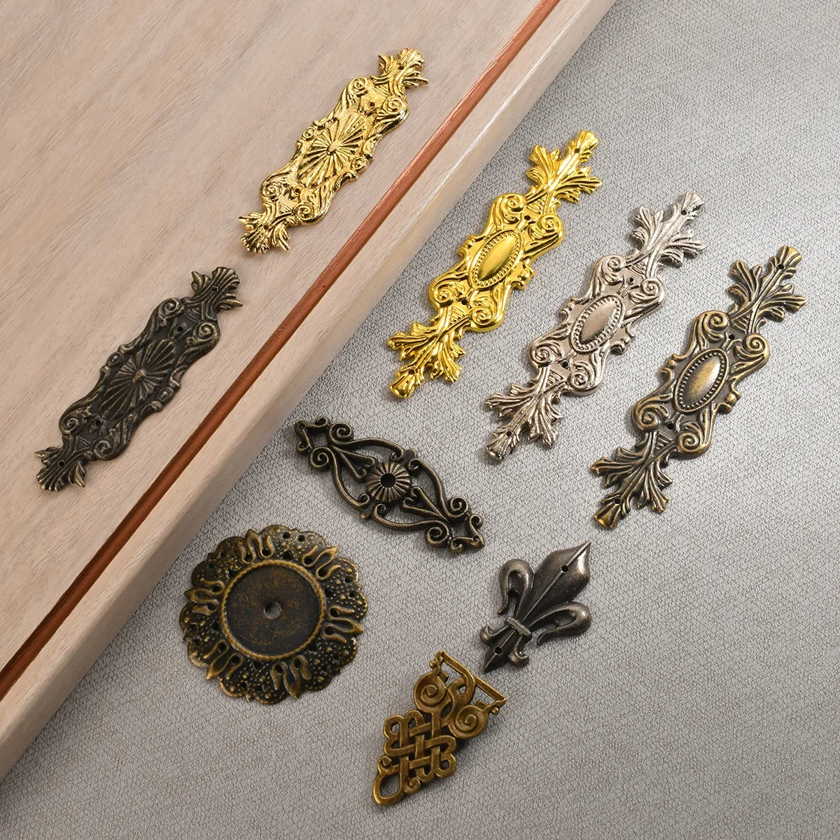 Antique-Wooden-Box-Gift-Box-Rounded-Corner-Code-Decorative-Iron-Sheet ...