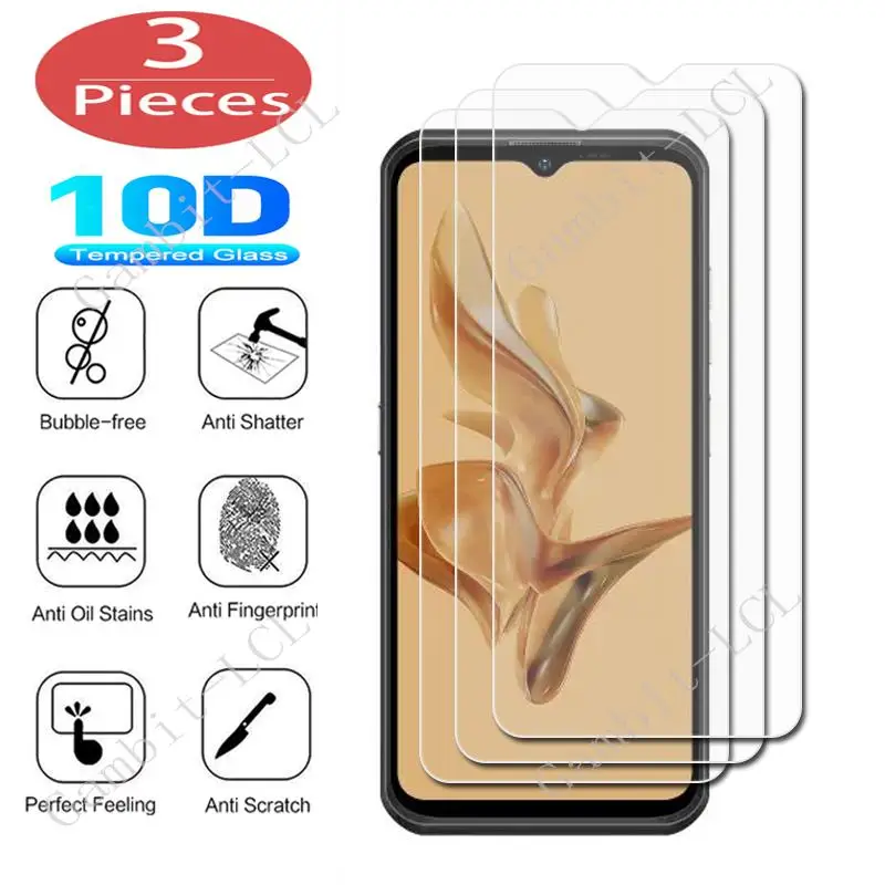 3Pcs Tempered Glass For Ulefone Power Armor 18T 17 Pro 15 14 X6 X7 X9 ...
