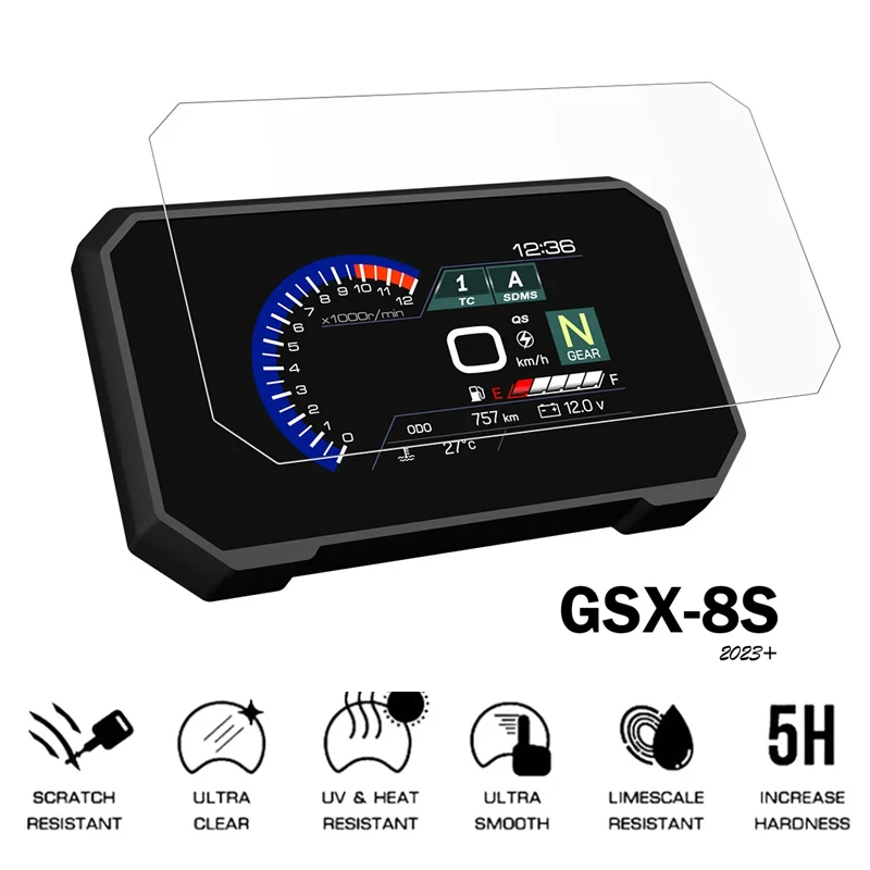 2023 GSX-8S GSX 8S Dashboard Screen Protector Film Motorcycle ...