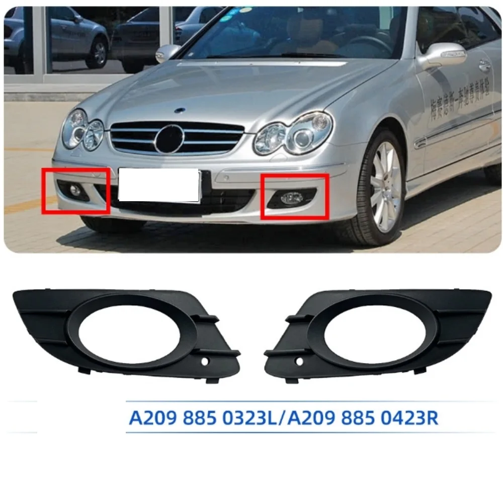 Front bumper fog light frame grille 2098850323 2098850423 For Mercedes ...